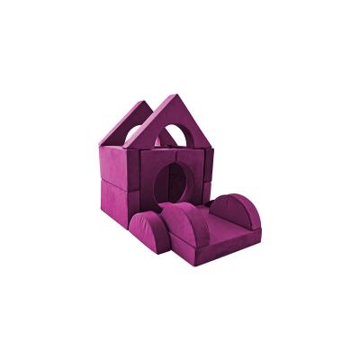 China O jogo modular Sofa Polyester Inner Liner 14PCS do jogo imaginativo espuma sofá de escalada à venda