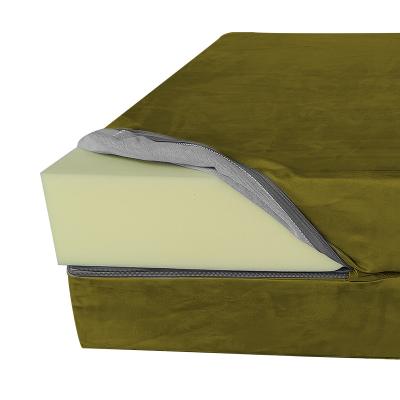 China 14 van de Modulaire Verwijderbare het Suèdestukken Dekking van Schuimflip play couch set with Te koop