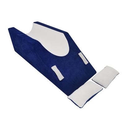 Китай Валик лифта ноги подушки пены клина ткани бархата с Washable крышкой продается