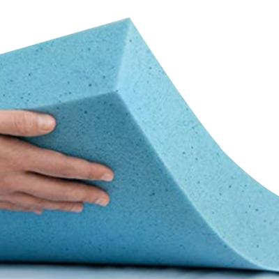 China Tencel-Gewebe 4 Zoll Luft-Gedächtnis-Schaum-mit hoher Dichte mit 4 Ecken gurten viel Größe für Wahl zu verkaufen