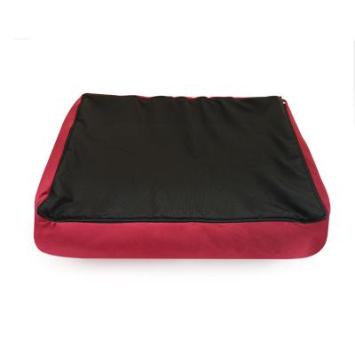 Cina Orthopedic Support Nest shape Washable Dog Bed red Cozy Plush in vendita