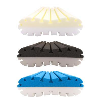 China Wave Foam Ribbed Cervical Contour Perfect Neck Pillow Good Sleep à venda