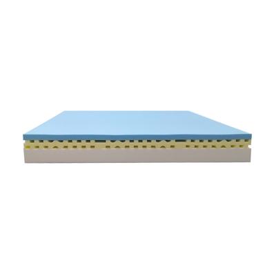 Cina 3 Layer High Density Gel Foam Mattress Ergonomic Cutting Support in vendita