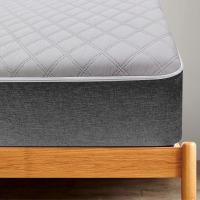 China 25cm 4 Layer Quilted Roll Up Memory Foam Topper Ergonomic Cutting for sale