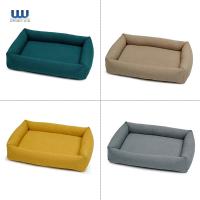 China Memory Foam Dog Bolster Bed Base Orthopedic Machine Removable Cover for sale