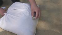 China Bright Translucent Snakeskin Bag Plastic Grain PP White Rice Packaging for sale
