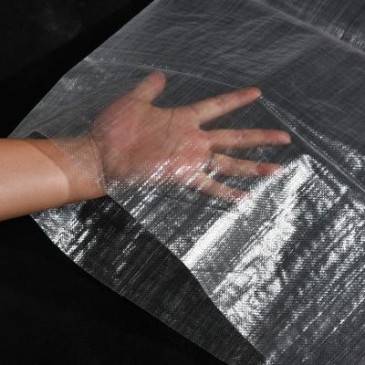 China Lege Transparante pp Mesh Netting Bags Polypropylene Woven Logo Printing Te koop