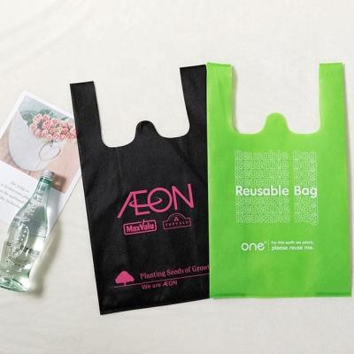 China Black Vest Style Shopping Non-Woven Tote Bags for sale