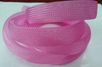 China UL ROHS Flexo Pet Expandable Braided Cable Sleeving  For Protecting Harness for sale