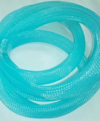 China Peúgas feitas malha Sleeving trançadas expansíveis Multi-coloridas do cabo do ANIMAL DE ESTIMAÇÃO à venda