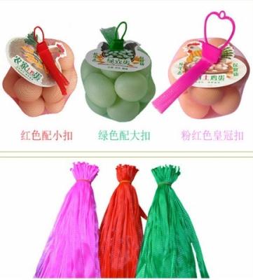 China Eggs Protective Plastic Mesh Sleeve , PE Material Mesh Packaging Sleeves for sale