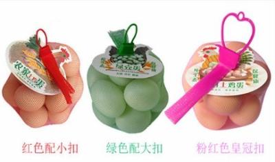 Cina Manica di plastica protettiva della maglia delle uova, maniche d'imballaggio della maglia materiale del PE in vendita