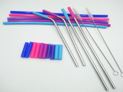 中国 ゴム製袖のステンレス鋼のわらのための適用範囲が広いシリコーンの管の食品等級 販売のため
