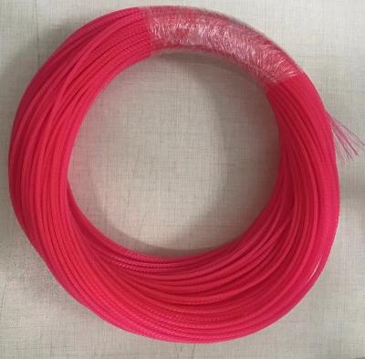 Cina forza ad alta resistenza di manicotto intrecciata estensibile dell'ANIMALE DOMESTICO di 2MM per cavo a fibre ottiche in vendita