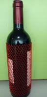 China White Color Protective Mesh Sleeving , Polyethylene Mesh Sleeves For Wine Bottles for sale