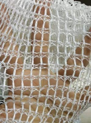 China PE Mesh Net Drawstring Bag Tubular Knitted Form Durable For Vegetable Packing for sale