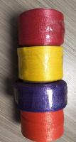 China Customized Color Mesh Netting Bags Knitted Tubular Black Drawstring At Top for sale