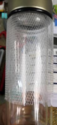 China Filter Protective Netting Sleeve 4CM 90 Mesh Extruded PE Soft Polyethylene for sale