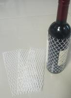 China Wine Bottle Protective Netting Sleeve High Flexibility 18 Meshes In A Loop for sale