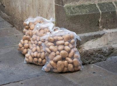 Cina Patata dell'HDPE che imballa la struttura di Mesh Netting Bags Raschel Solid in vendita