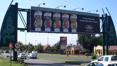 China Galvanized  Steel structure Gantry billboard for sale