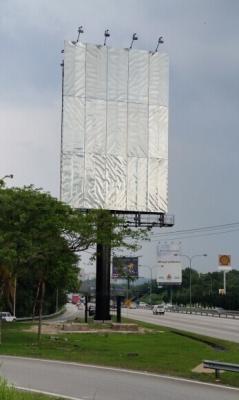 China Vertical Outdoor Advertising billboard galvanized steel structure for sale