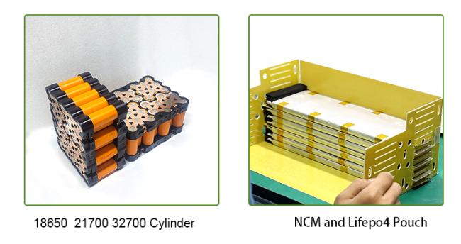 cilindro 18650 21700 32700 Sacchetto NCM e Lifepo4