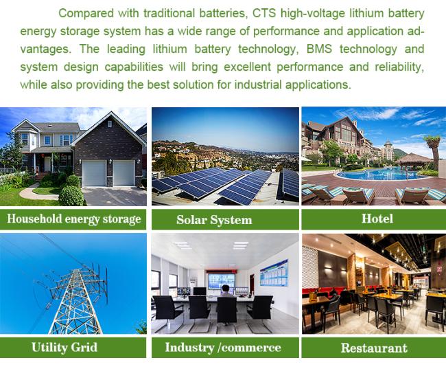 High Voltage Battery System 118V 100AH Lifepo4 Battery Pack With BMS