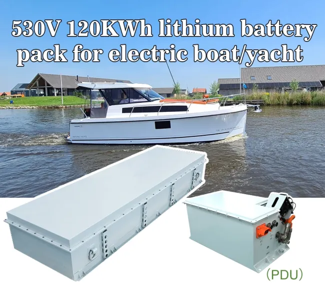 Cts 530V230ah 120kwh Lithium Battery with DC Fast Charge for Electric Boat Marine