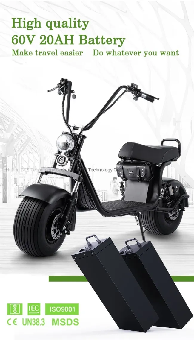LiFePO4 24V 36V 48V 60V 72V 20ah Lithium Battery Scooter 500W Electric Bike Battery Pack with BMS
