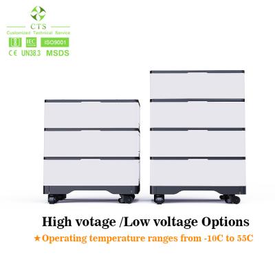 China 48v 100ah stackable battery pack lithium ion storage solar system lithium battery for sale