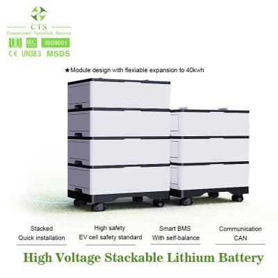 China de stapelbare ionenbatterij van het huis48v 100ah 200ah 10kw 15kw lithium voor storagy hoemenergie Te koop