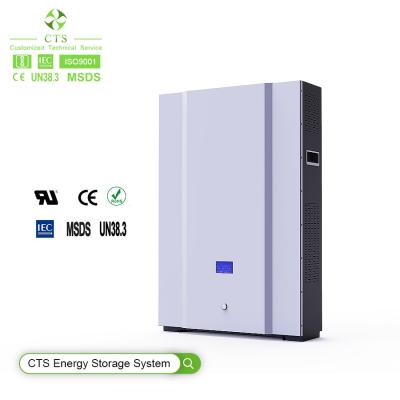 China de batterij van het het zonnestelsellifepo4 24v 48v 100ah 200ah 10kw 5kw lithium van de machtsmuur voor energieopslag Te koop