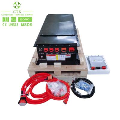 Китай Блок батарей лития цикла 96v 200ah 300ah 400ah lifepo4 CTS глубокий для электрической тележки корабля автобуса продается