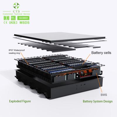 China High Voltage Lifepo4 Ev Battery Pack 540v 25kw 385v 360v 22kw 50kw 55kw 100kw for sale