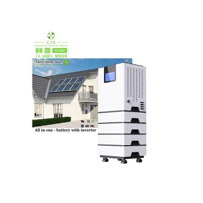 China 5 kw 하이브리드 인버터와 CTS 태양 배터리 기억 장치 시스템 20 킬로와트시 30 킬로와트시 48v for sale