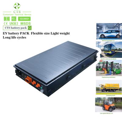 China CTS Electric Car Battery 400V 614V 100ah 40kWh 50kWh 60kWh 100kWh Ev Lithium Battery Pack for sale