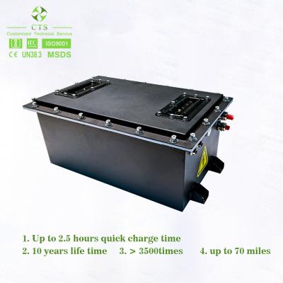 Cina Lifepo4 Golf Cart Batteria 48V72V 200AH 150AH 51.2v 105ah Con alloggiamento impermeabile in vendita