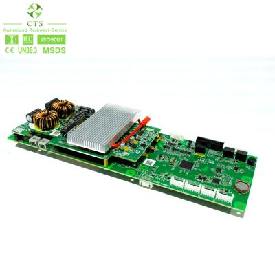 China CTS smart bms 16s 24v 48v lifepo4 battery management system with canbus for sale