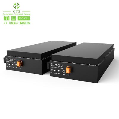 China CTS 614V 100AH 40kwh 60kwh Battery pack Lithium ion Battery 100ah 200ah Lifepo4 Battery for sale