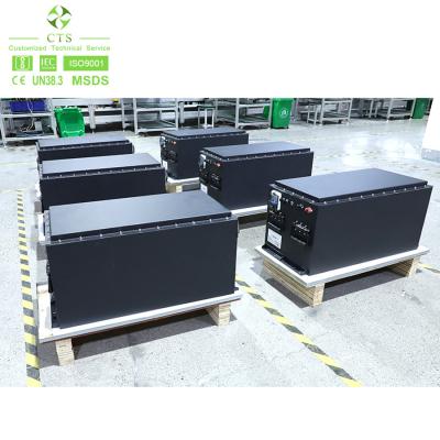 China CTS Lifepo4 Lithium Battery Pack 24V 48V 200ah 300Ah 400Ah For RV Camping Truck AGV for sale