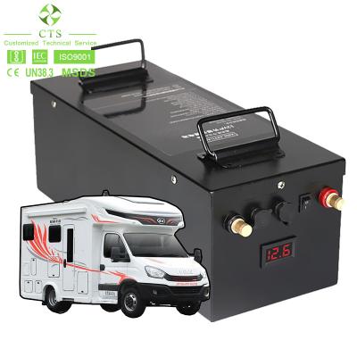 China CTS Lifepo4 Lithium Battery Pack 24V 48V 200ah 300Ah 400Ah For RV Camping Truck AGV for sale