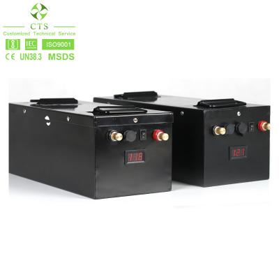 China CTS Lifepo4 Lithium Battery Pack 24V 48V 200ah 300Ah 400Ah For RV Camping Truck AGV for sale