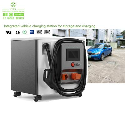 China CTS Car Fast Charger 30kW 60kW DC EV Charging Stations 44kW Portable Charger with Lithium Battery for sale