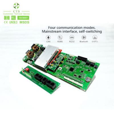 China Smart Balance Home Energy Storage Lithium LFP LifePO4 Battery 8S 24V 16S 48V 100A Management System BMS for sale