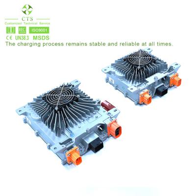 China Liquid/air cooling OBC charger 6.6kw 12kw onboard ev car charger for sale
