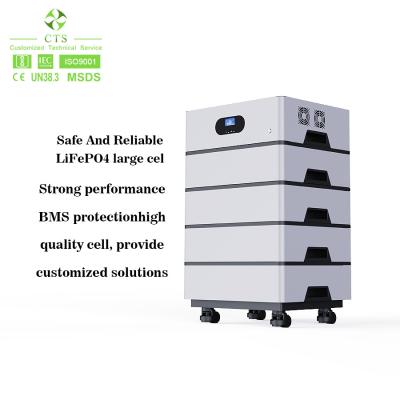 China CTS 48V 100Ah 200Ah 300Ah 400Ah 500Ah 600Ah Stacked Battery For Home Energy Storage System for sale