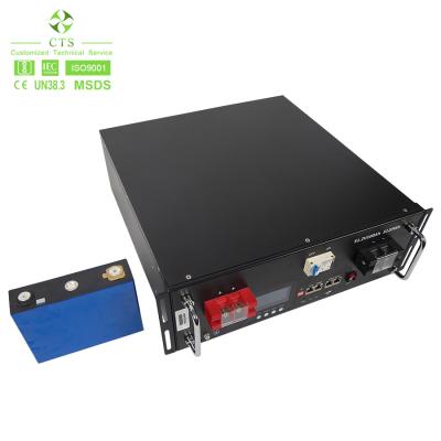 China CTS Renewable 48V Energy Cabinet With 5/10/20kWh LiFePO4 Battery Storage Options for sale