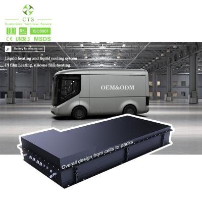 China Thermal Management Liquid and Heating Optional Customizable 50kw 80kw 120kw Li-ion Battery Pack for Truck/Boat/Tractor for sale