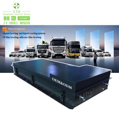 China Thermal Management Liquid and Heating Optional Customizable 50kw 80kw 120kw Li-ion Battery Pack for Truck/Boat/Tractor for sale